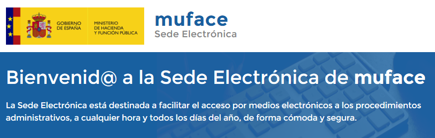 Sede electrónica de MUFACE - Guía de navegación